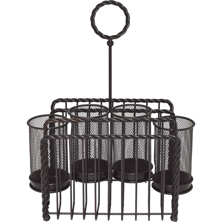 Gourmet Basics by Mikasa Metal Rope Picnic Caddy & Reviews | Wayfair