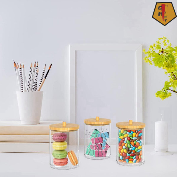 Rebrilliant Latiffa Acrylic Bathroom Storage Container | Wayfair