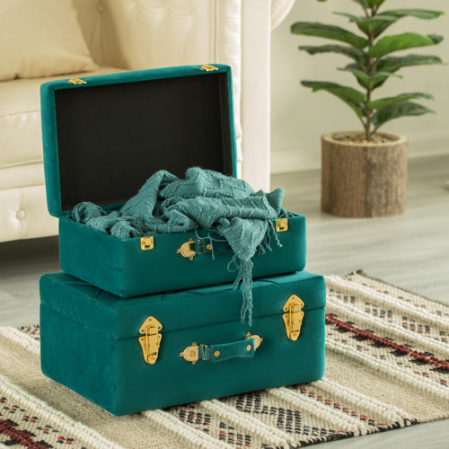 Mercer41 Hillwood 2 Piece Accent Trunk Set | Wayfair