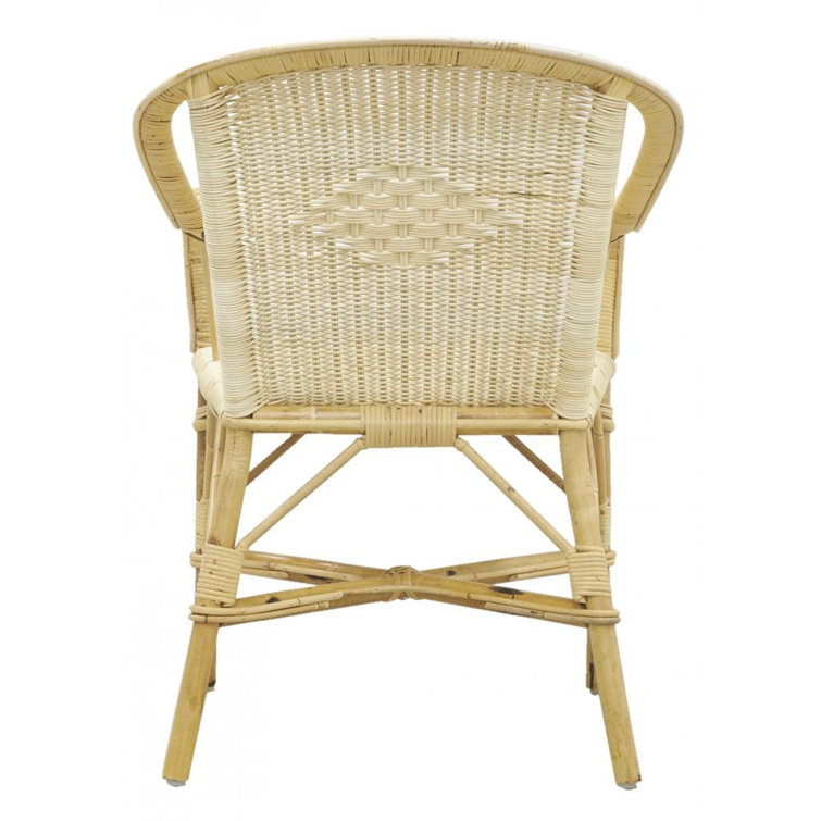 Bay Isle Home Frog Armchair In Manau And Natural Rattan Plywood ...