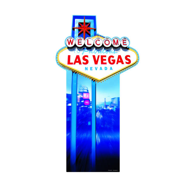 Star Cutouts Vegas Sign Cardboard Standup | Wayfair