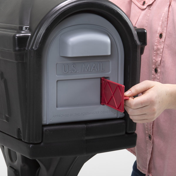 Simplay3 Dig Free Easy Up Classic Post Mounted Mailbox & Reviews | Wayfair