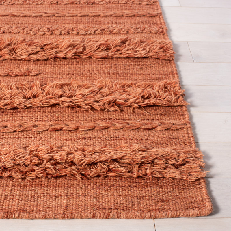 Laurel Foundry Modern Farmhouse Hartzler Handmade Flatweave Rust/Orange ...