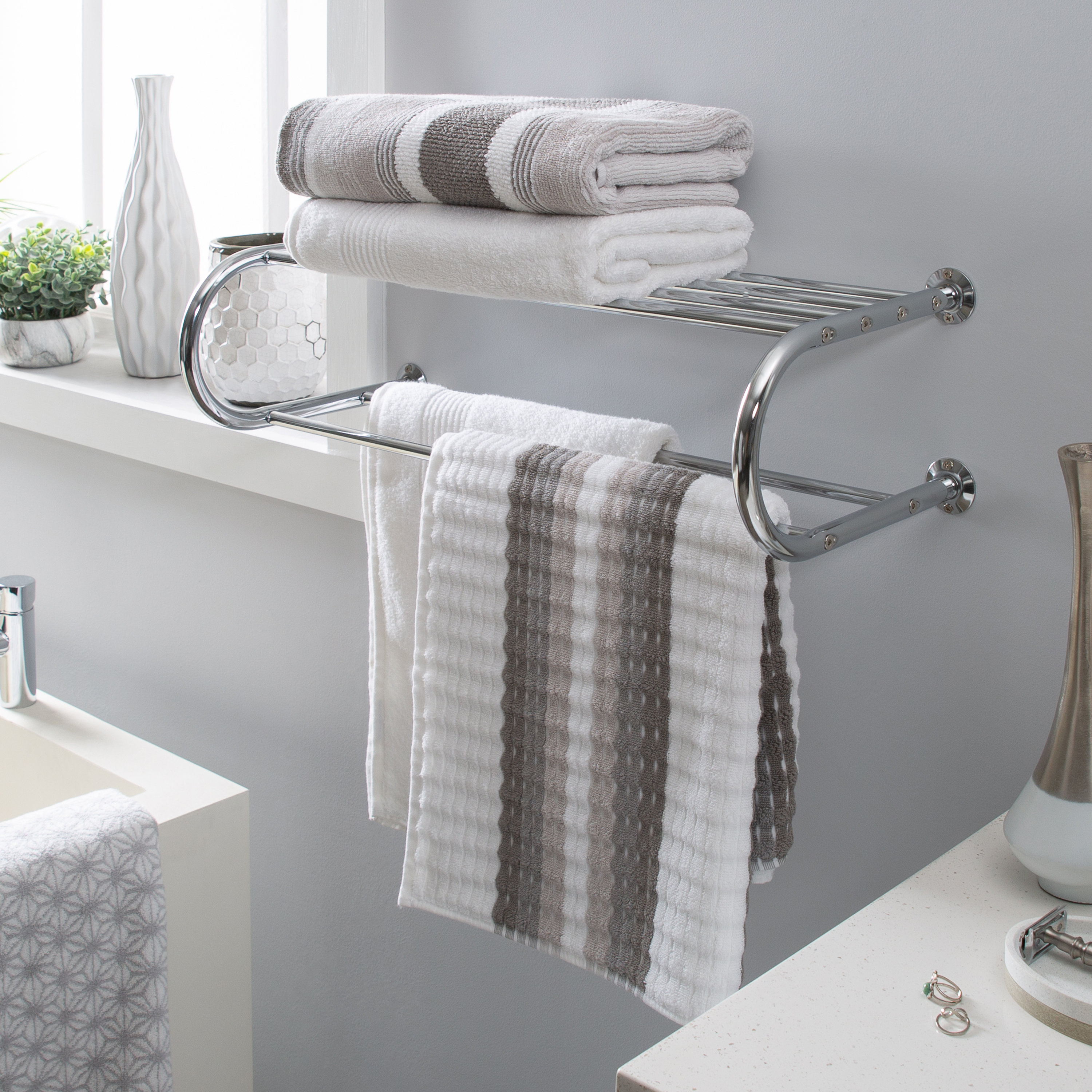 OIA Orrin Wall Mounted Towel Rack & Reviews | Wayfair