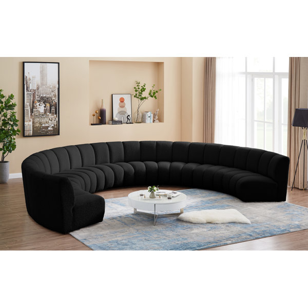 Meridian Furniture USA Infinity 8 - Piece Upholstered Sectional ...