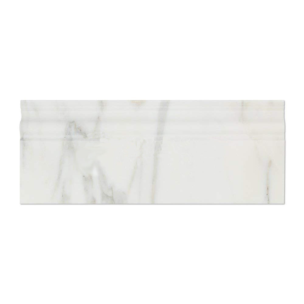 Stone & Tile Shoppe, Inc. Oriental White 4 3/4" x 12" Marble Look Wall ...
