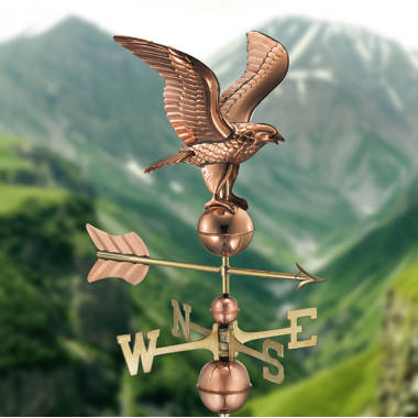 Millwood Pines Danise Cottage Eagle Weathervane & Reviews | Wayfair