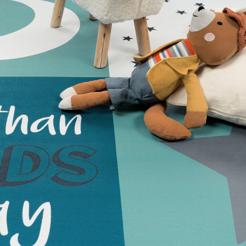 Isabelle & Max Leary Blue Rug & Reviews | Wayfair.co.uk