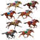 The Party Aisle™ Race Horse Props 8 Piece Wall Decal Set | Wayfair