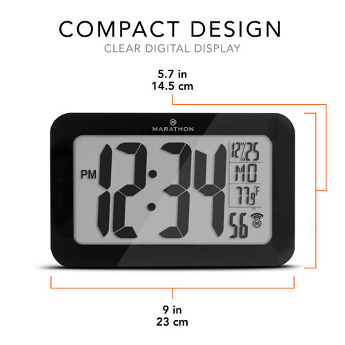 Marathon Watch Company Wall Clock & Reviews | Wayfair