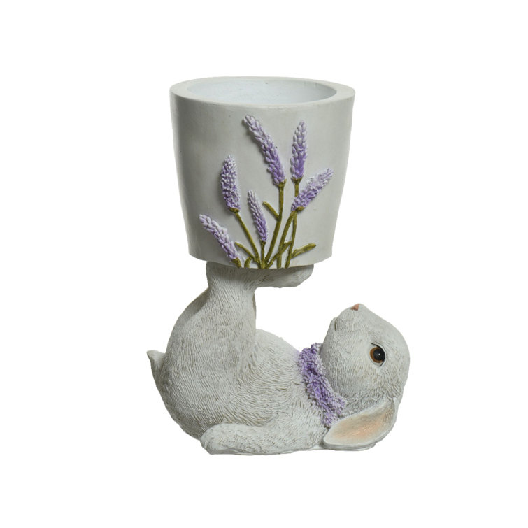 Brambly Cottage Polyresin Rabbit Planter 19.5Cm | Wayfair.co.uk