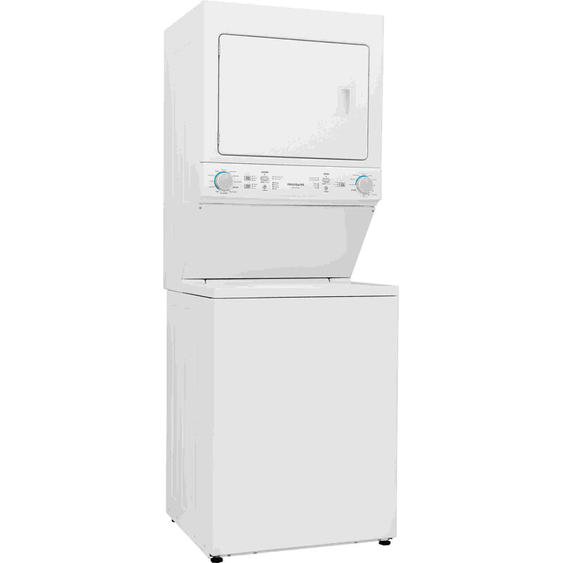 Frigidaire Laundry Center with 3.9 Cubic Feet Front Load Washer and 5.5 ...