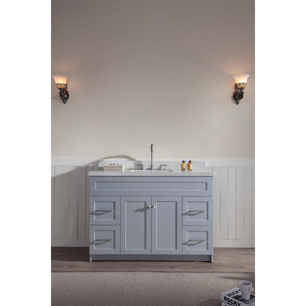 Winston Porter Westman 49'' Free-standing Single Bathroom Vanity with ...
