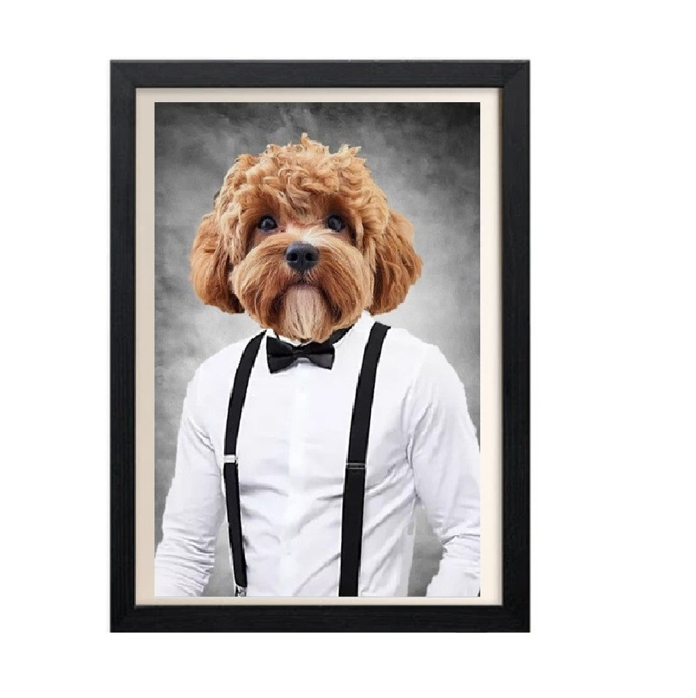 Maturi Cavapoo Print - Dog Portrait - Animal In Clothes Picture ...