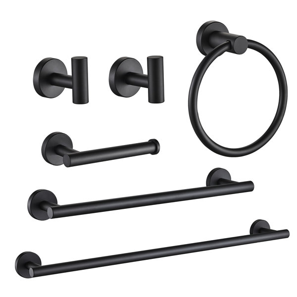 FORIOUS 6 - Piece Bathroom Hardware Set & Reviews | Wayfair
