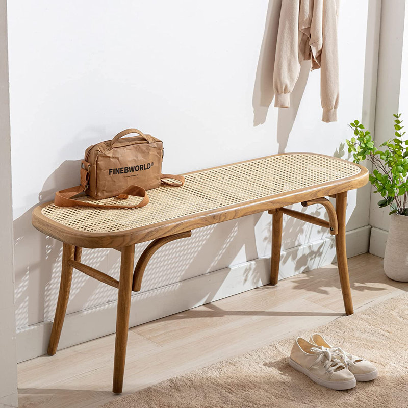 Bay Isle Home Barnicle Wood Bench & Reviews | Wayfair