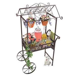 One Allium Way® Cargo Wheelbarrow Plant Stand & Reviews | Wayfair