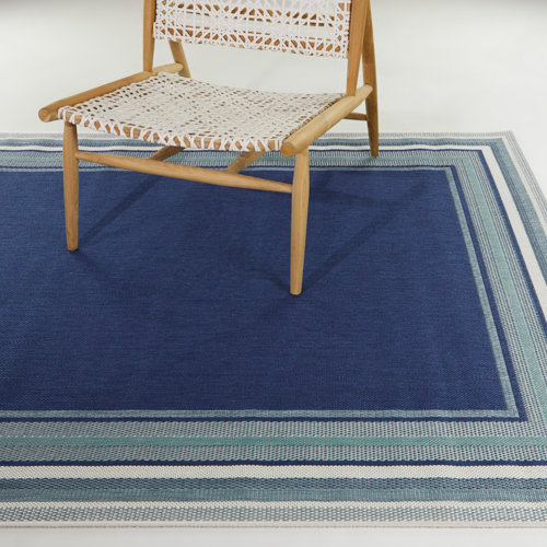 Balta Flatweave Blue Indoor/Outdoor Rug & Reviews | Wayfair