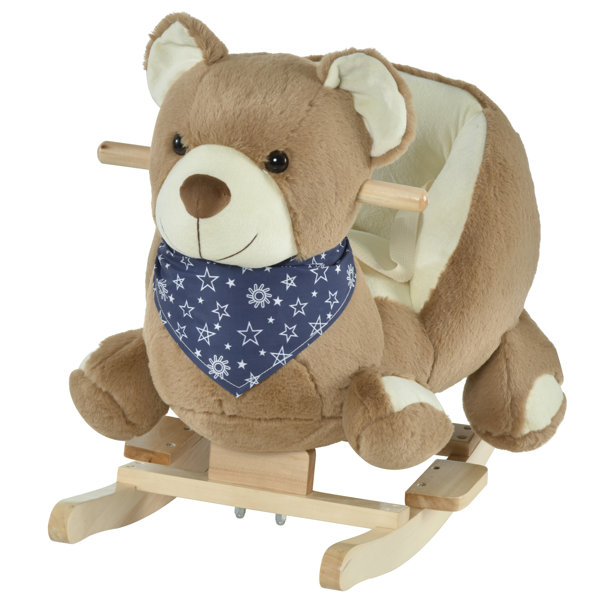 Qaba Kids Ride-On Toy Bear Rocker & Reviews | Wayfair