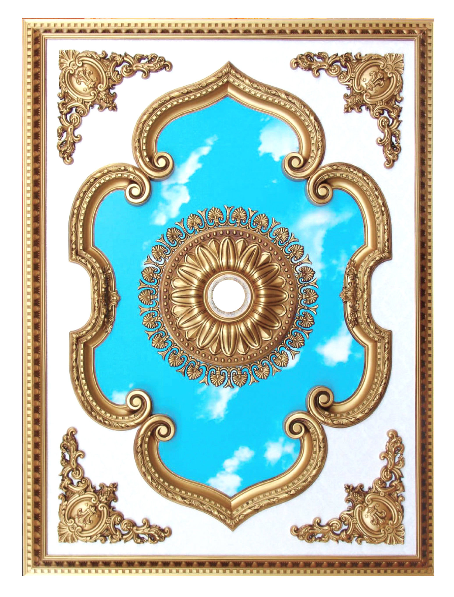 Artistry Lighting Rectangle Ceiling Medallion | Wayfair