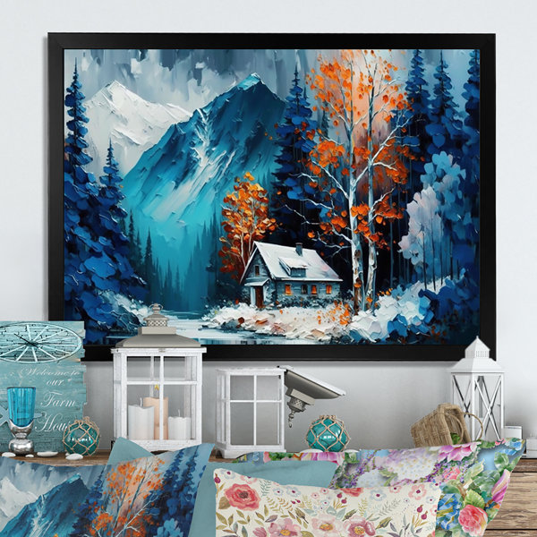 Millwood Pines Cabin In The Woods In Winter III - Farmhouse / Country ...