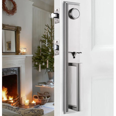 NEWBANG Lever Handleset with Single Cylinder Deadbolt and Door and ...