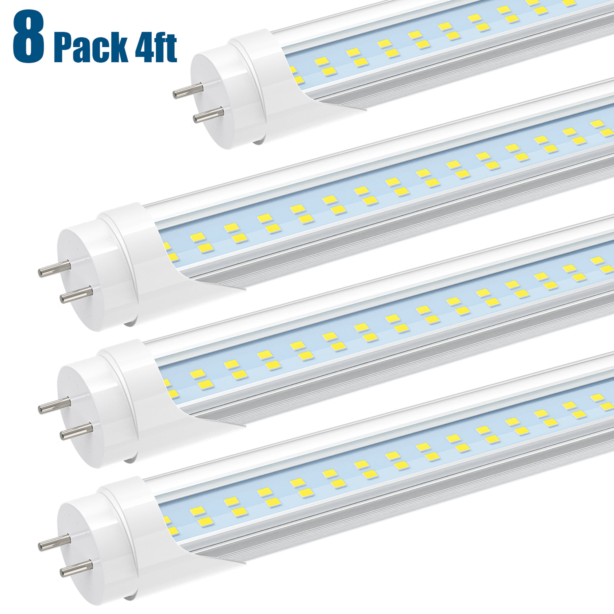 JESLED 28 Watt (280 Watt Equivalent) T8 G13 Base LED Non-Dimmable Light ...