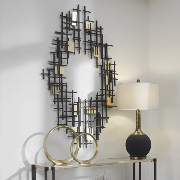 Uttermost 2 Piece Reflection Grid Wall Décor Set | Wayfair