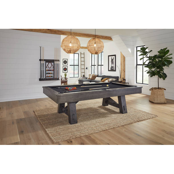 Nixon Billiards Crissycross 8' Slate Pool Table with Professional ...