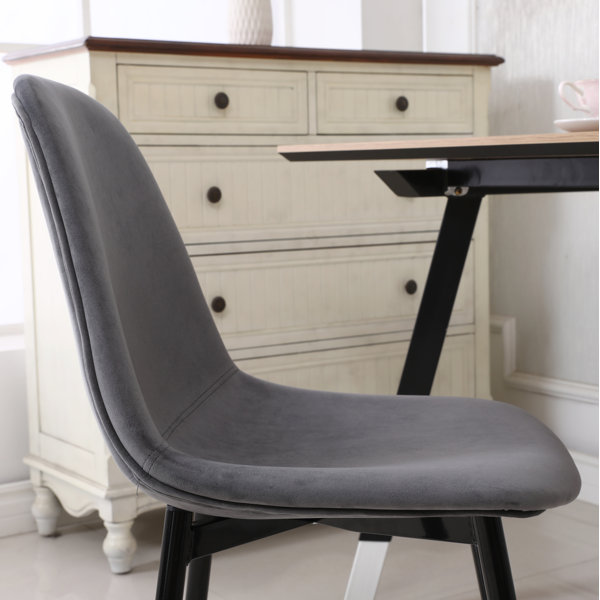 Everly Quinn Cochrane Solid Back Side Chair & Reviews | Wayfair