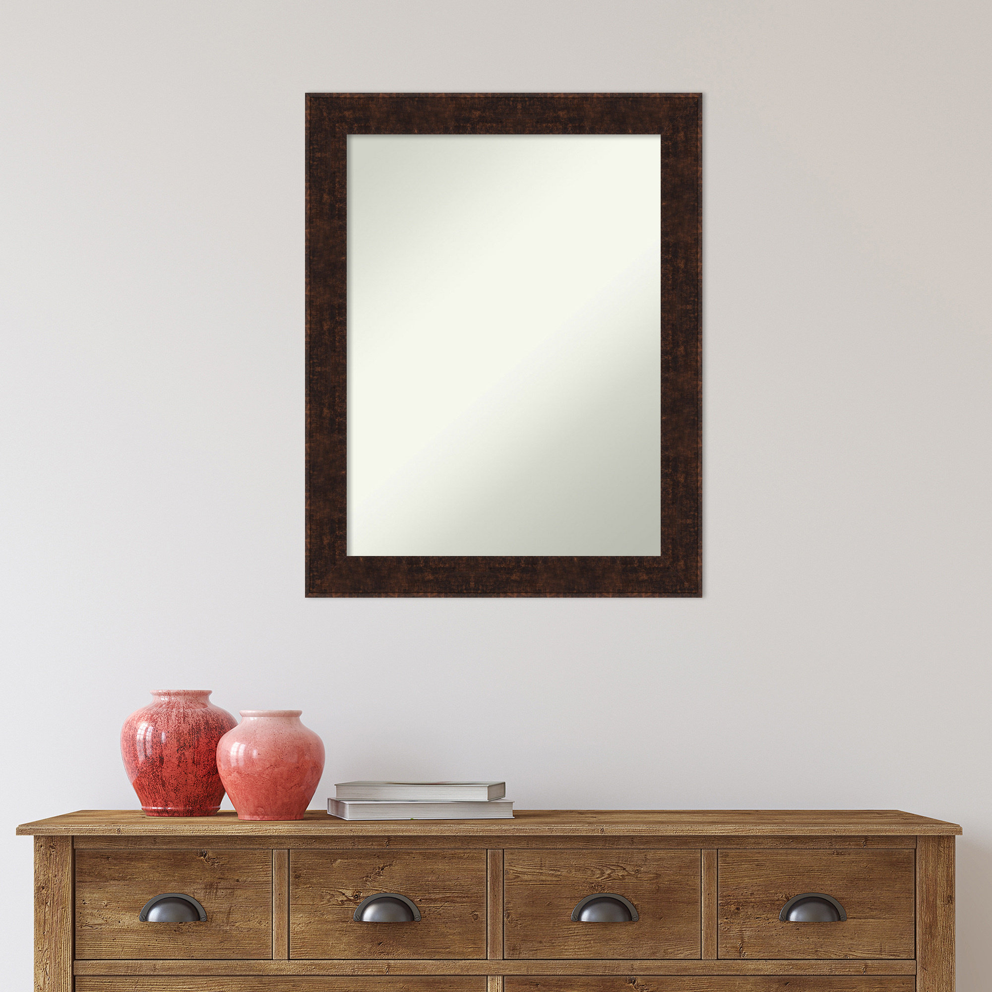 Loon Peak® William Mottled Bronze 22 in. x 28 in. Bathroom Vanity Non ...