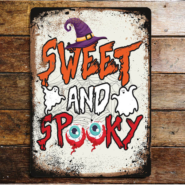 The Seasonal Aisle Sweet and Spooky Metal Wall Décor | Wayfair.co.uk