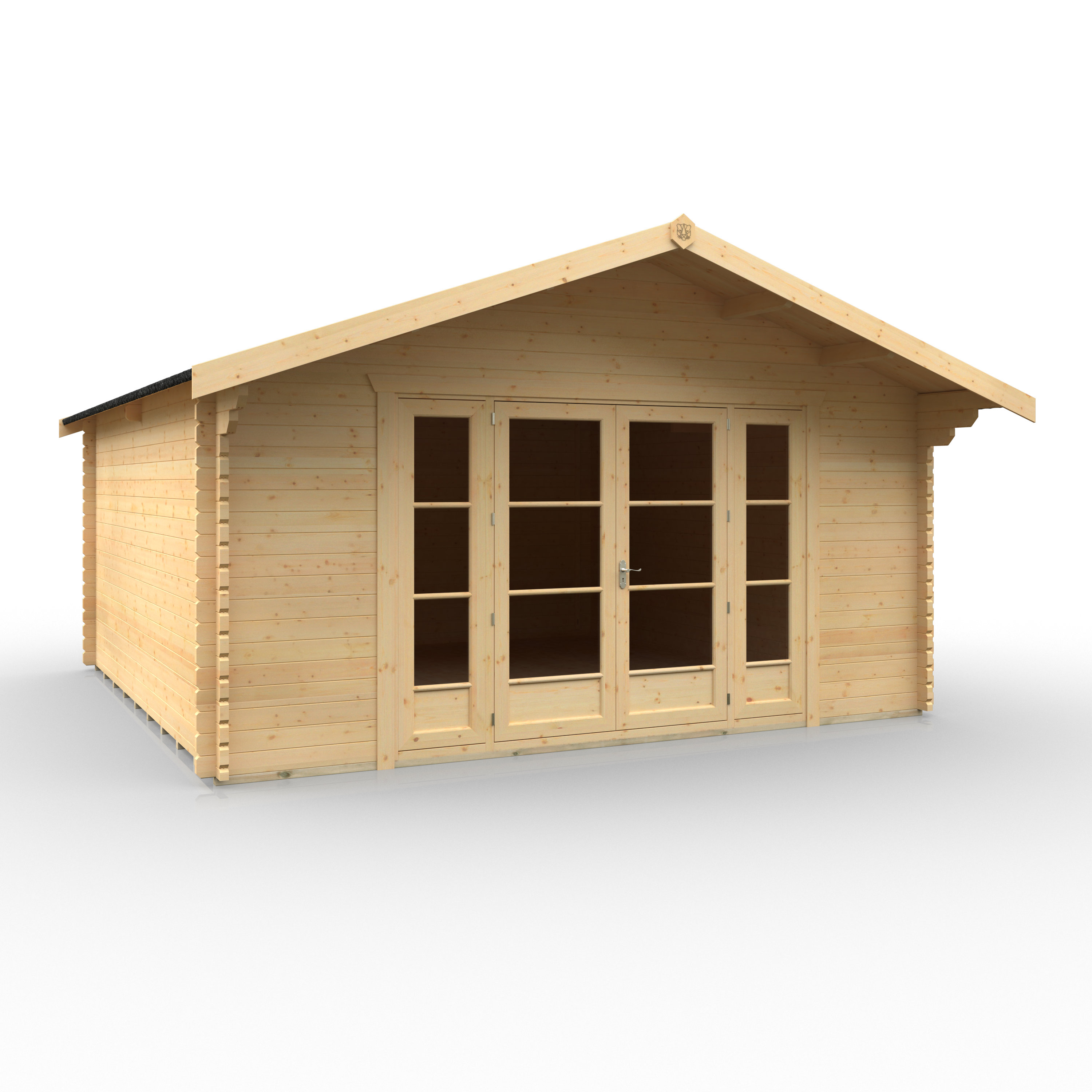 Tiger Sheds The Siberian Tongue & Groove Log Cabin 16x16w | Wayfair.co.uk