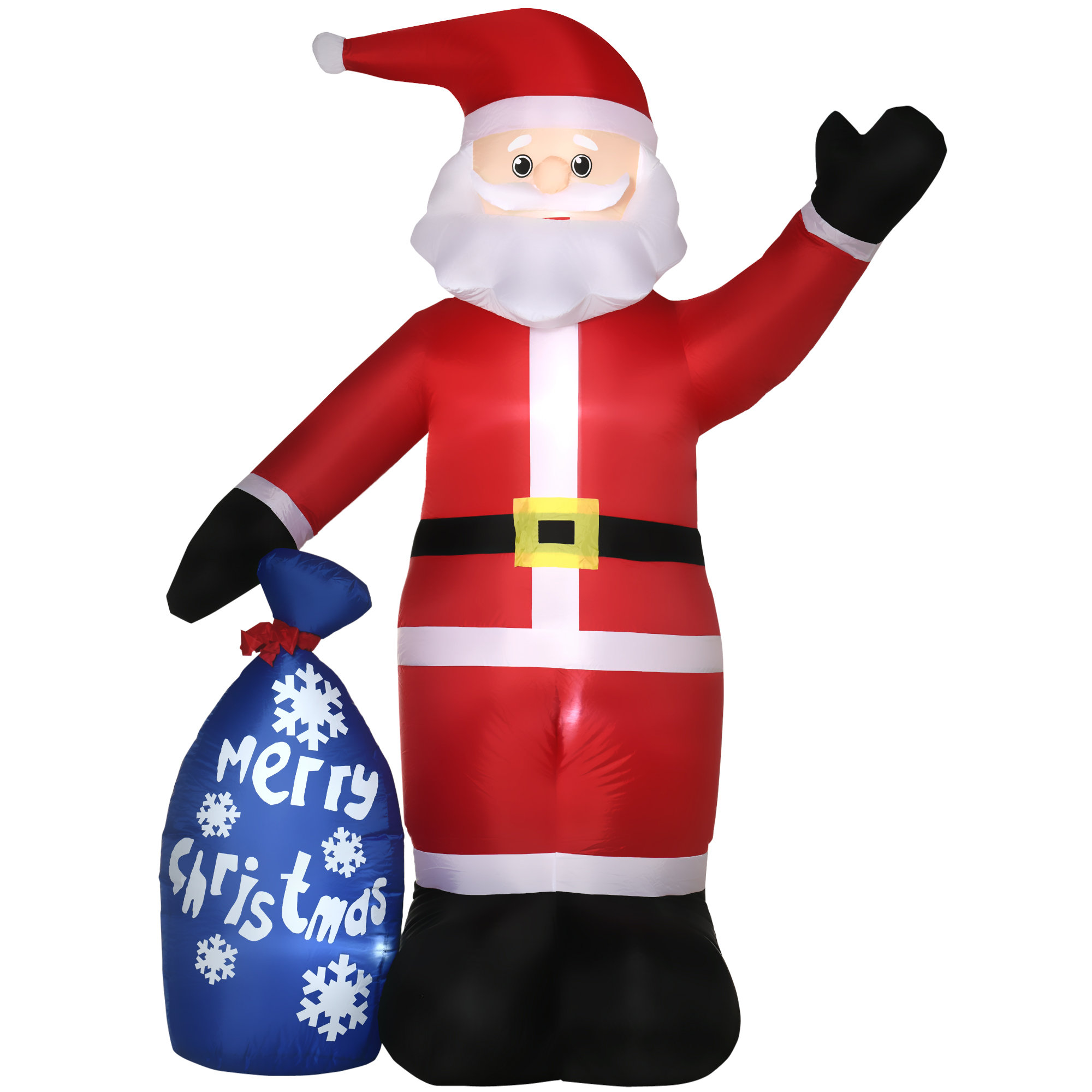 The Holiday Aisle® Santa Claus Inflatable & Reviews | Wayfair