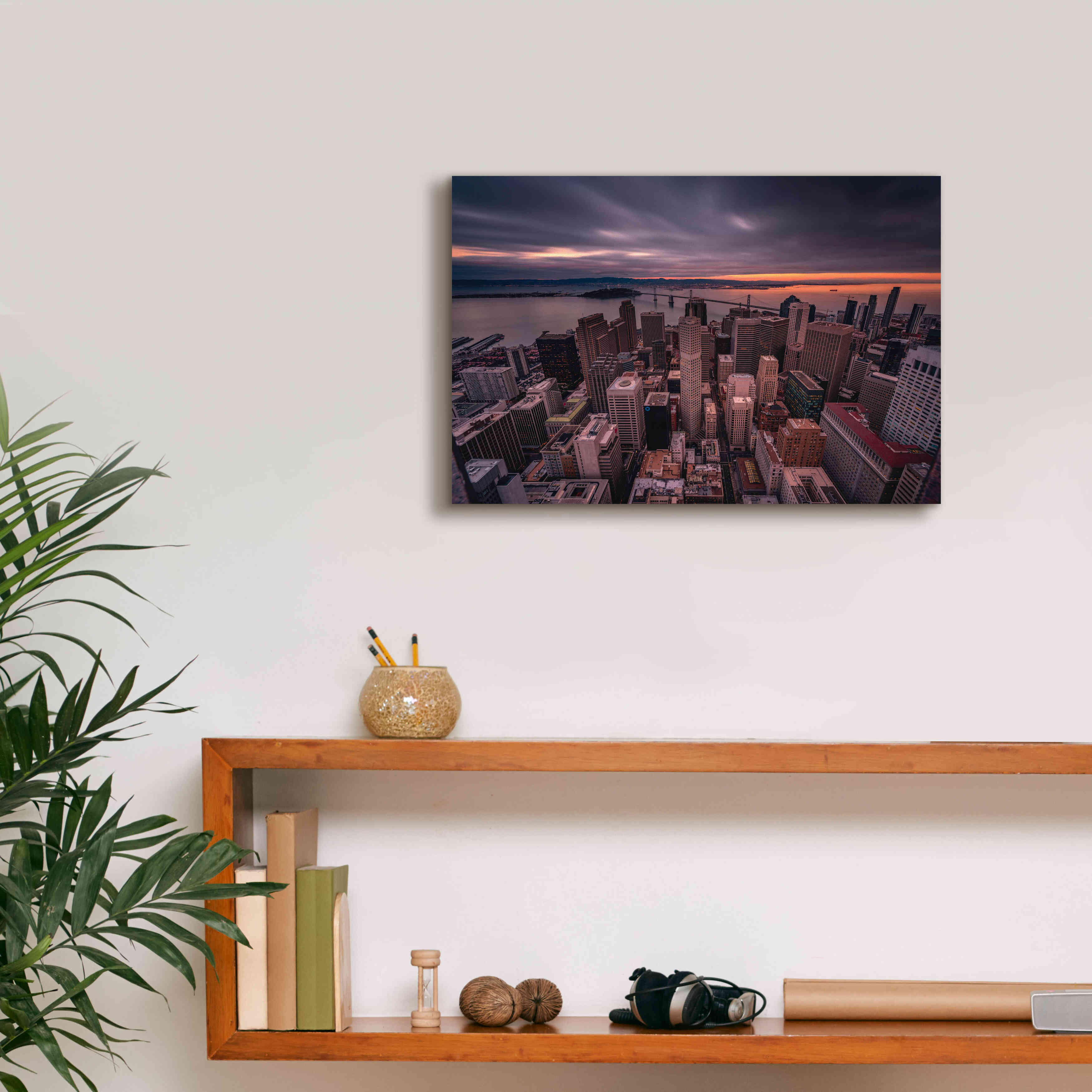 Latitude Run® San Francisco Look Down On Canvas by Bruce Getty Print ...