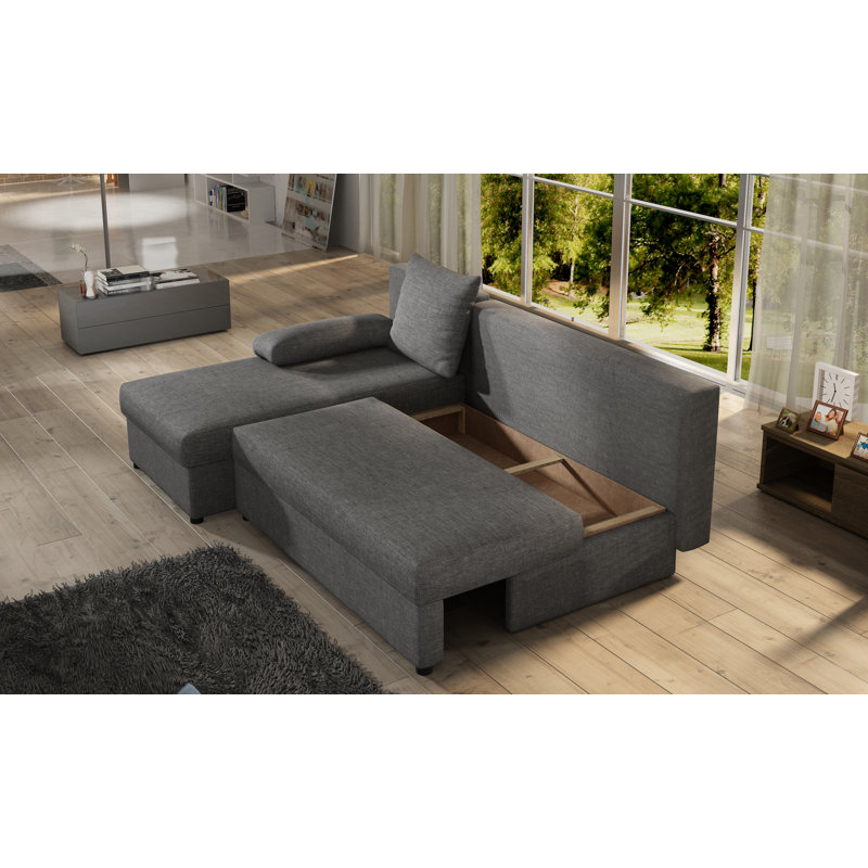 Ivy Bronx Akoya Reversible Corner Sofa Bed | Wayfair.co.uk