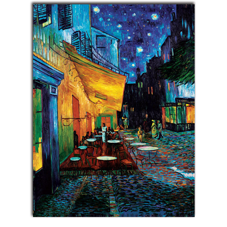Vault W Artwork Cafe Terrace by Vincent Van Gogh - Unframed Print on ...