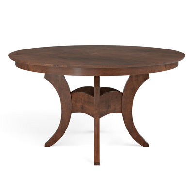 Red Barrel Studio® Crescent Base Pedestal Dining Table | Wayfair