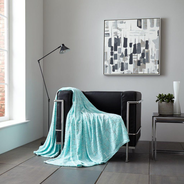 Fairmont Park Alijah Metallic Cube Throw | Wayfair.co.uk