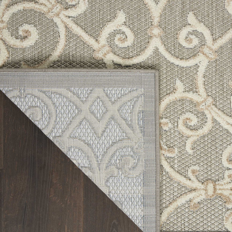 Andover Mills™ Miraloma Beige/Gray Indoor/Outdoor Rug & Reviews | Wayfair