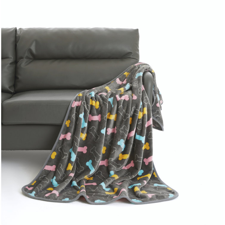 Allisandro Fluffy Premium Fleece/Microfiber Blanket | Wayfair