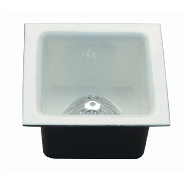 Proflo 12.1" L x 12.1" W Floor Service Sink | Wayfair
