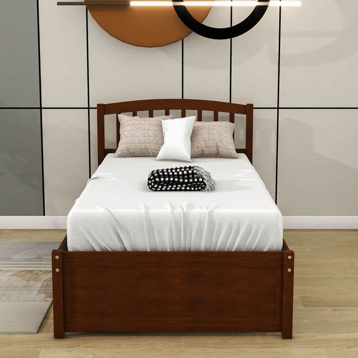 Red Barrel Studio® Twin Storage Platform Bed with Drawers | Wayfair