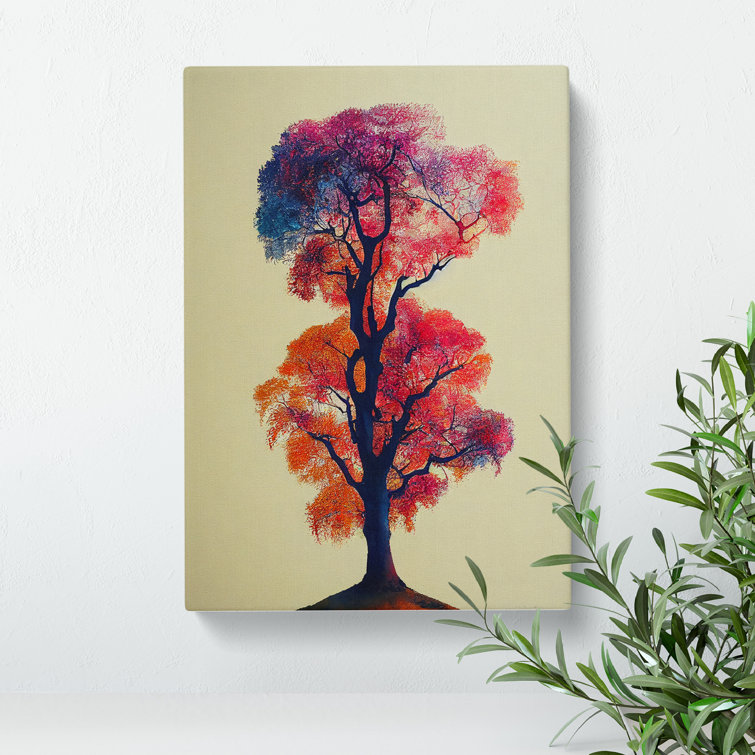 Marlow Home Co. XC1022-15X A Brilliant Tree - Wrapped Canvas Graphic ...