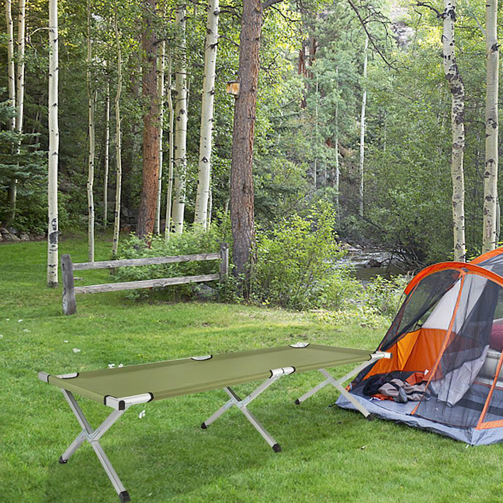 Ubesgoo Portable Military Folding Camping Cot & Reviews | Wayfair