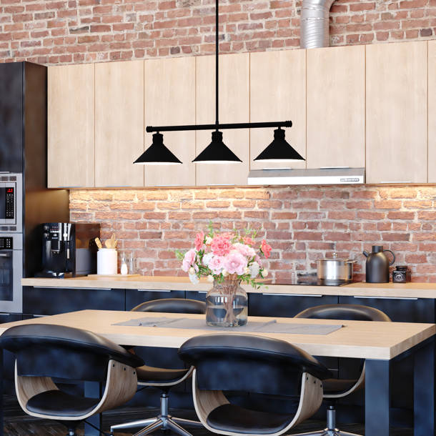 Gracie Oaks Runkle 2 - Light Kitchen Island Pendant | Wayfair