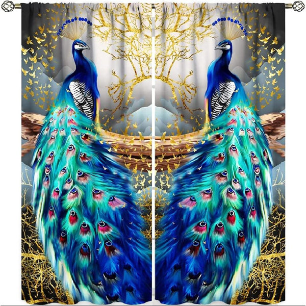 Loon Peak® Polyester 2 Piece Curtain Set | Wayfair