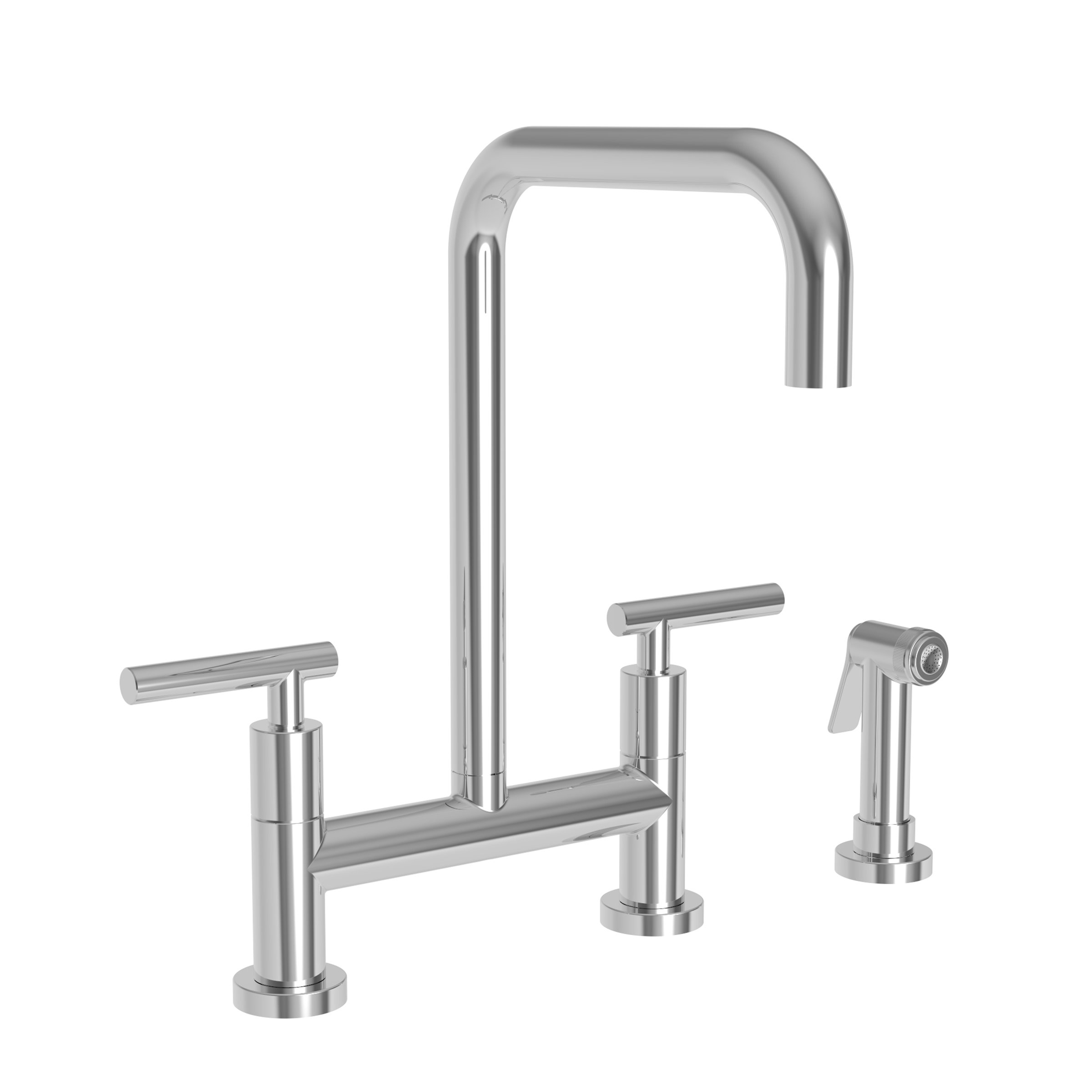 Newport Brass East Square Kitchen Faucet with Side Spray | Wayfair