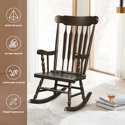 Alcott Hill® Rockhampton Rocking Chair & Reviews | Wayfair