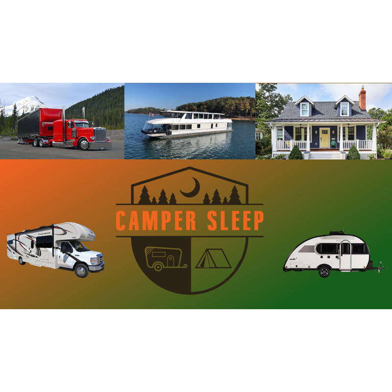 Camper Sleep 10" Voyager / Graphite Infused Memory Foam Mattress ...